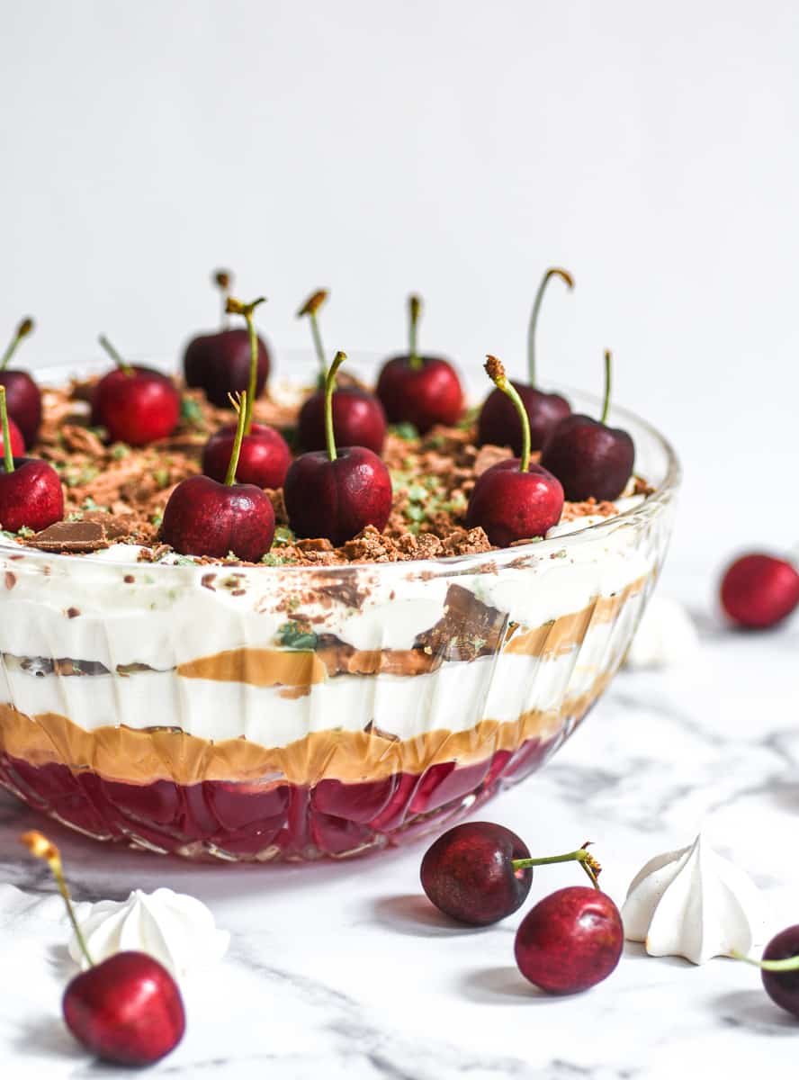 Peppermint Crisp and Caramel Trifle - With Love Kitty