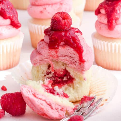 Raspberry Cupcakes