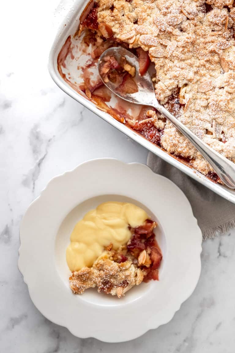 Nectarine Crumble