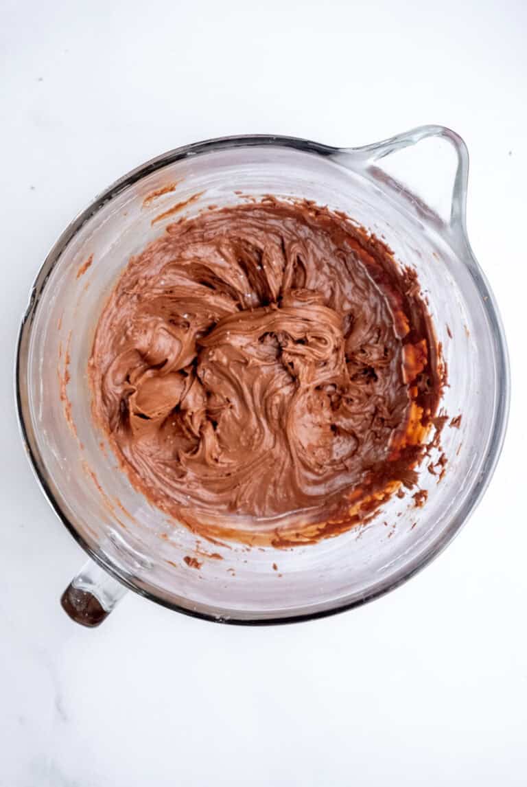 Chocolate Frosting with Melted Chocolate - With Love Kitty